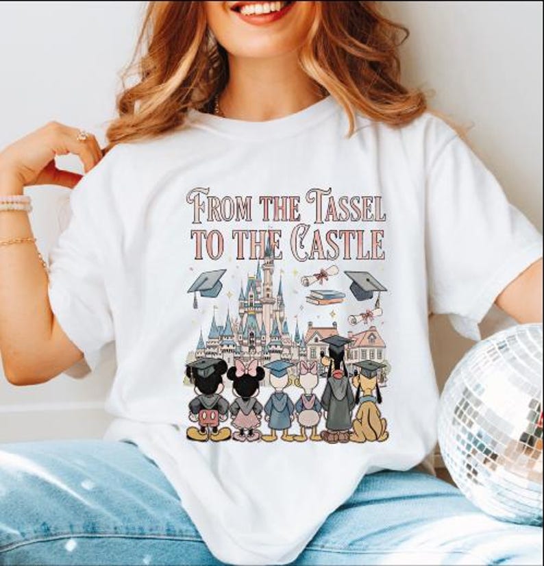 From the Tassel to the Castle Shirt, Disney Graduation Trip Tee, Senior ...