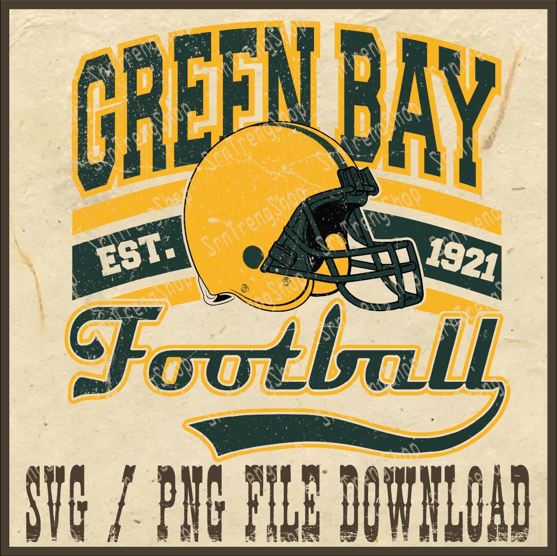 Green Bay Svg, Green Bay Png, Football Png, Green Bay Clipart, Green ...