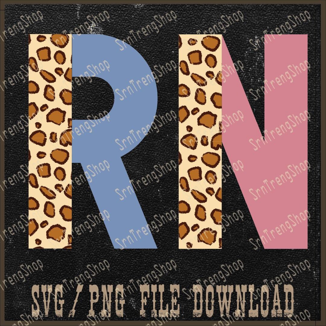 RN Png, RN Nurse Png, Leopard Nurse Png, Nursing School Png, Registered ...