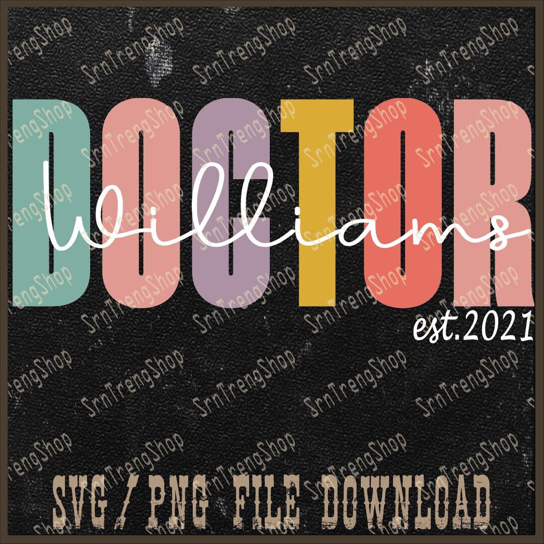Customized Doctor Name Svg Png, Personalized Doctor Gift Tee Png, to Be ...