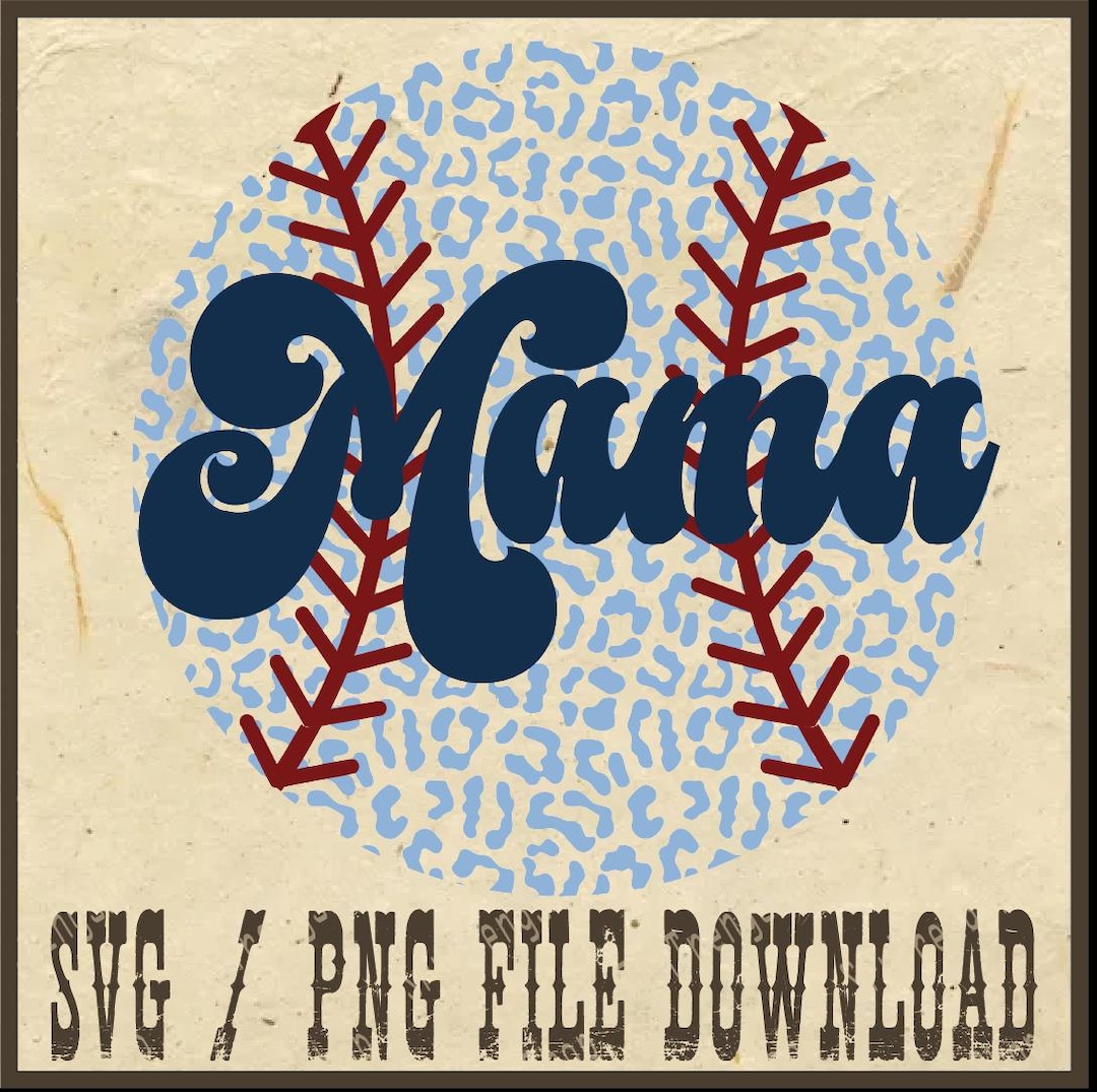 Mama Baseball Png, Leopard Baseball Mama Png, Baseball Mama Png ...