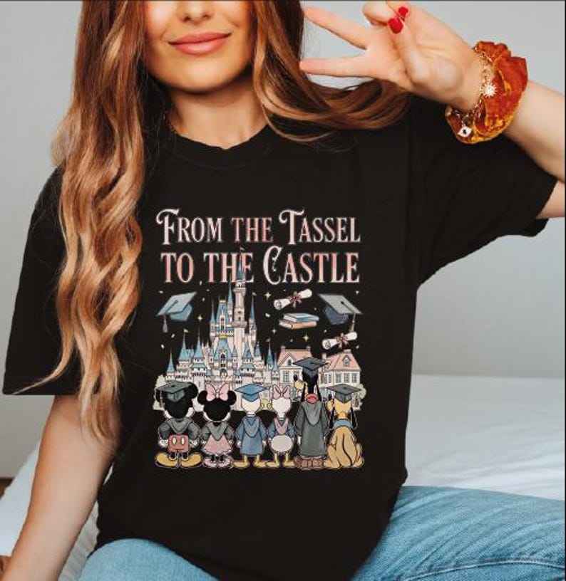 From the Tassel to the Castle Shirt, Disney Graduation Trip Tee, Senior ...