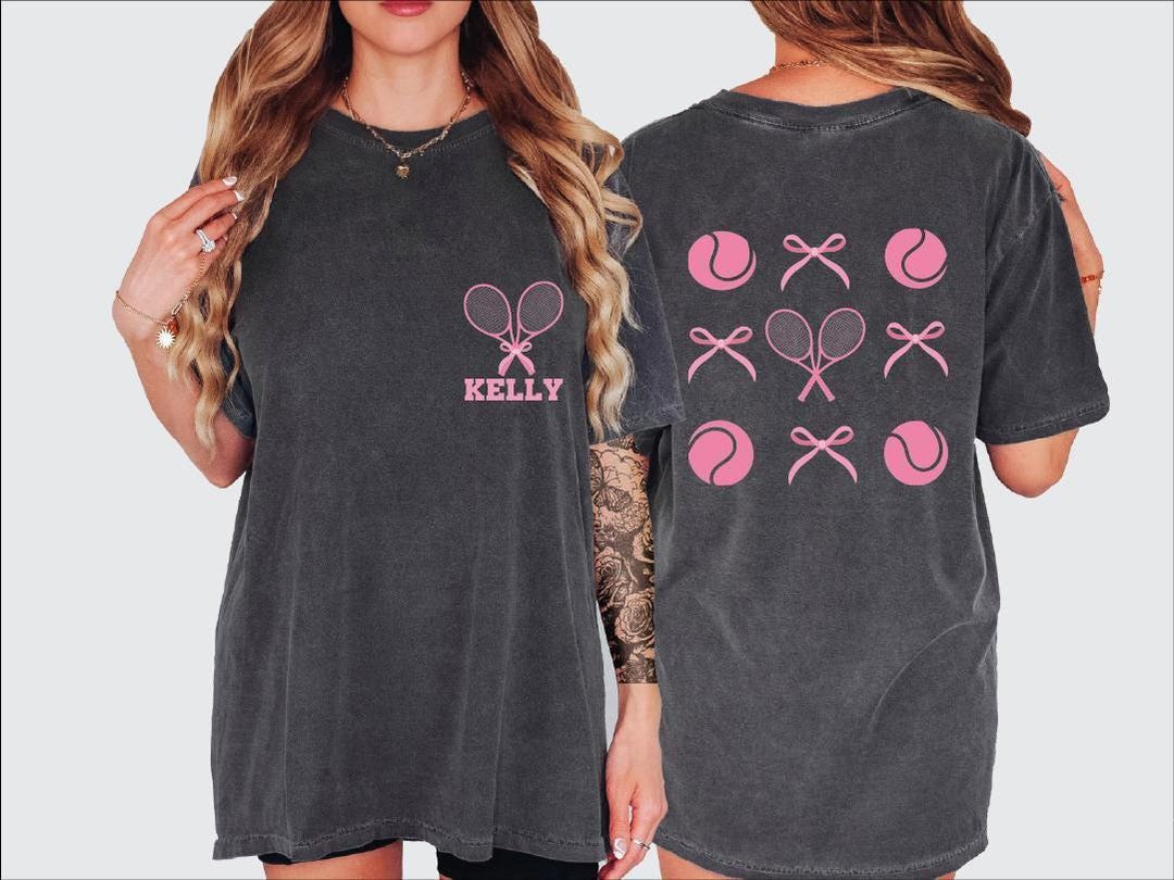 Custom Coquette Tennis Png, Tennis Lovers Png, Personalized Name Png ...
