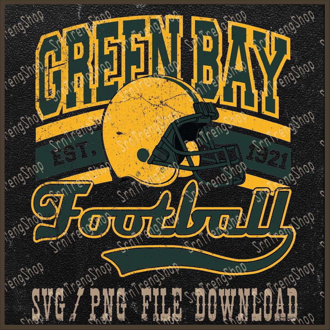 Green Bay Svg, Green Bay Png, Football Png, Green Bay Clipart, Green ...