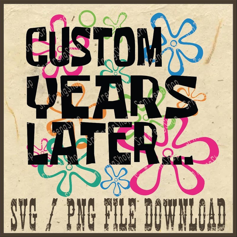 Years Later Font - Etsy