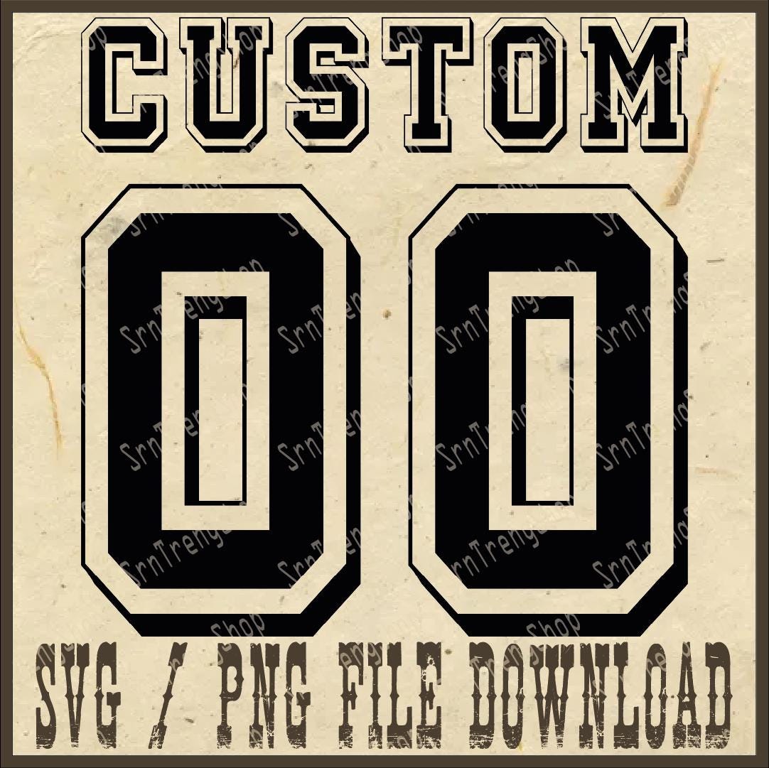 Custom Jersey Name Png, Custom Jersey Number Png, Jersey Name Png ...