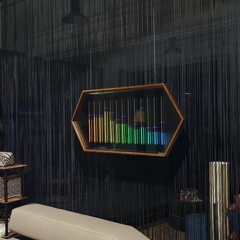 Infinity Mirror Sound Spectrum Analyzer, Equalizer, Sound Reactive, Vu Meter, LED Recording ...