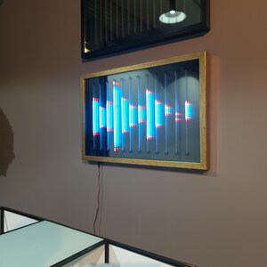 Infinity Mirror Sound Spectrum Analyzer, Equalizer, Sound Reactive, Vu Meter, LED Recording ...