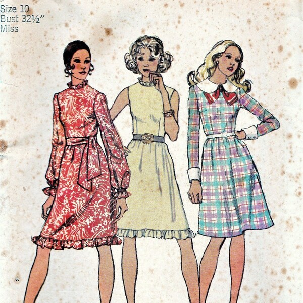 70s Dress Patterns - Etsy