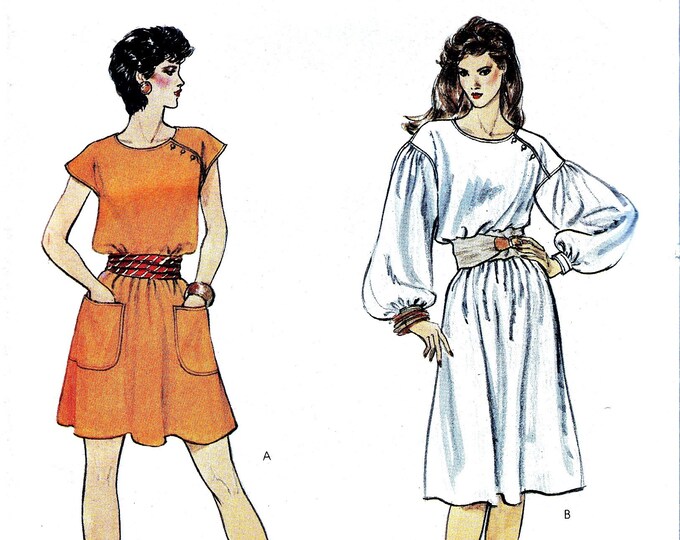 1970s Sewing Pattern - 1970s Empire Waist Dress Pattern - Simplicity ...