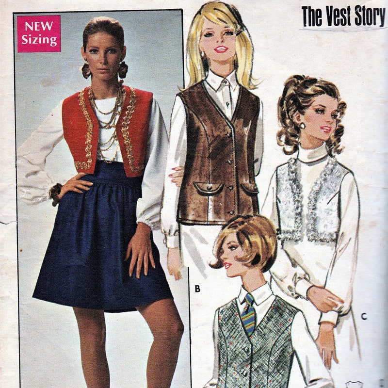 1960s Vest - Etsy