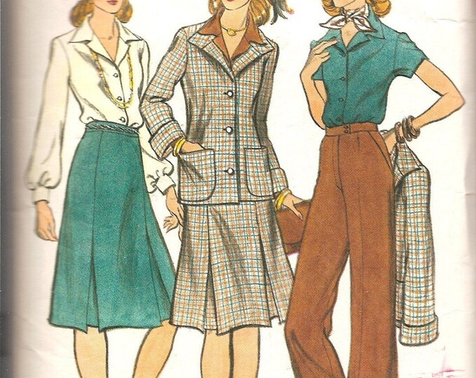 1970s - Vogue - Vintage Sewing Pattern - Vogue 9024 - Wide Leg Pants ...