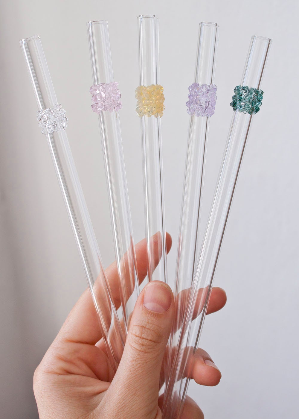 Glass Cluster Drinking Straws | Etsy