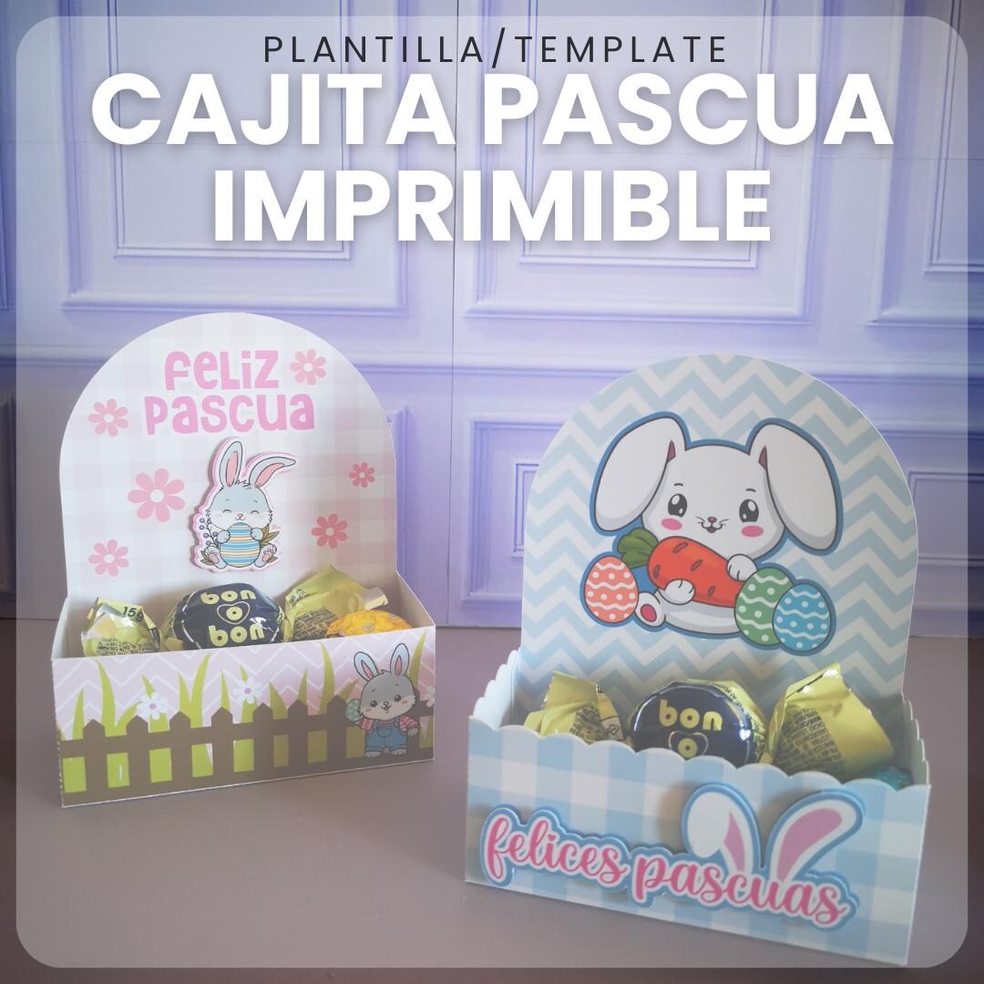 Printable Easter Box, Egg Box, Easter Box Template, Easter Egg Box in ...