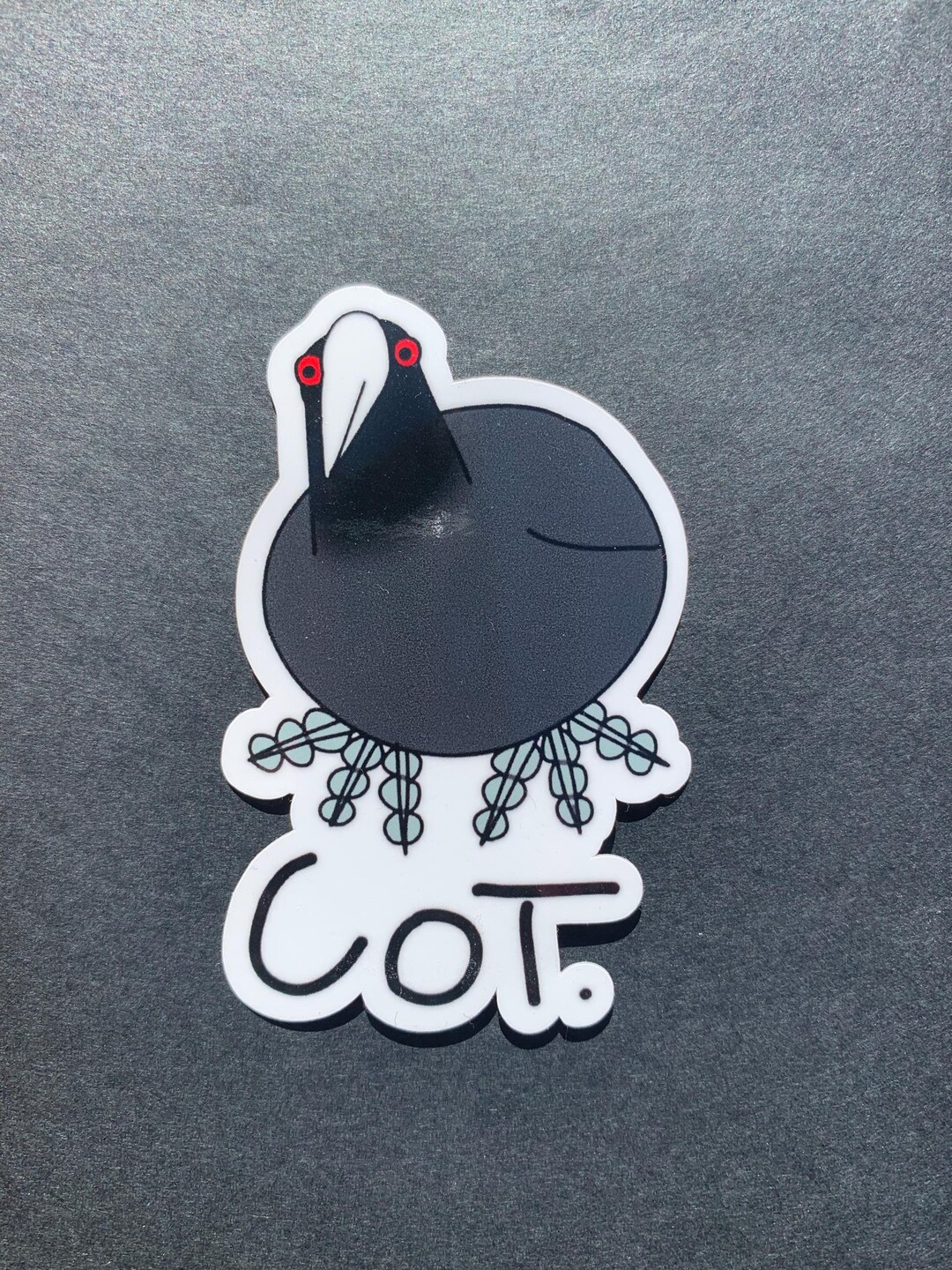 Cot. Sticker | Coot Sticker - Etsy