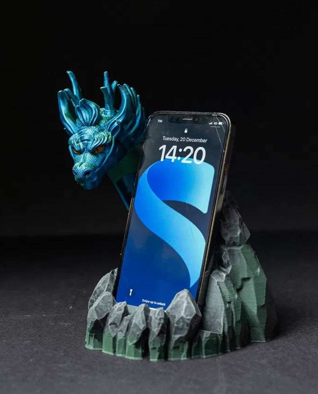 The Dragon Phone Holder Guardian - Etsy