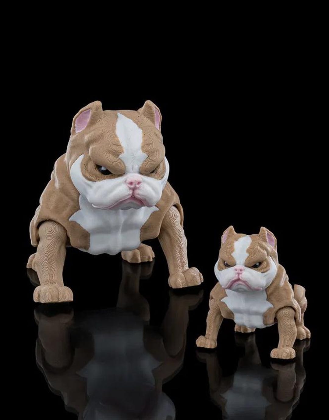 Articulated 3d-printed American Bully Dog – Unique Collectible and Gift ...