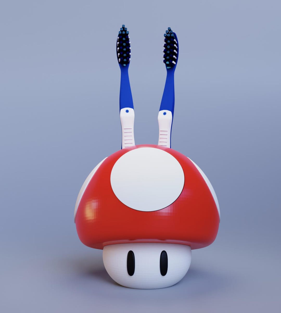 10 Cm Mushroom Toothbrush Holder – Retro Gaming-inspired Bathroom Decor ...