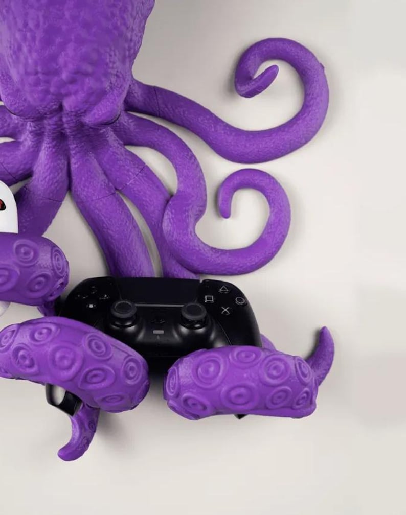 Octopus Controller & Headphone Holder – 3D Gaming Accessory - Etsy