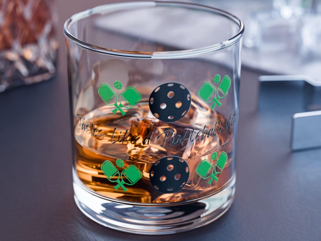Pickleball Victory Rocks Glass Pickleball Whiskey Glass Pickleball ...