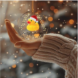 Merry Duckmas Ornament Cute Duck Christmas Ornament Duck Lover Gift ...