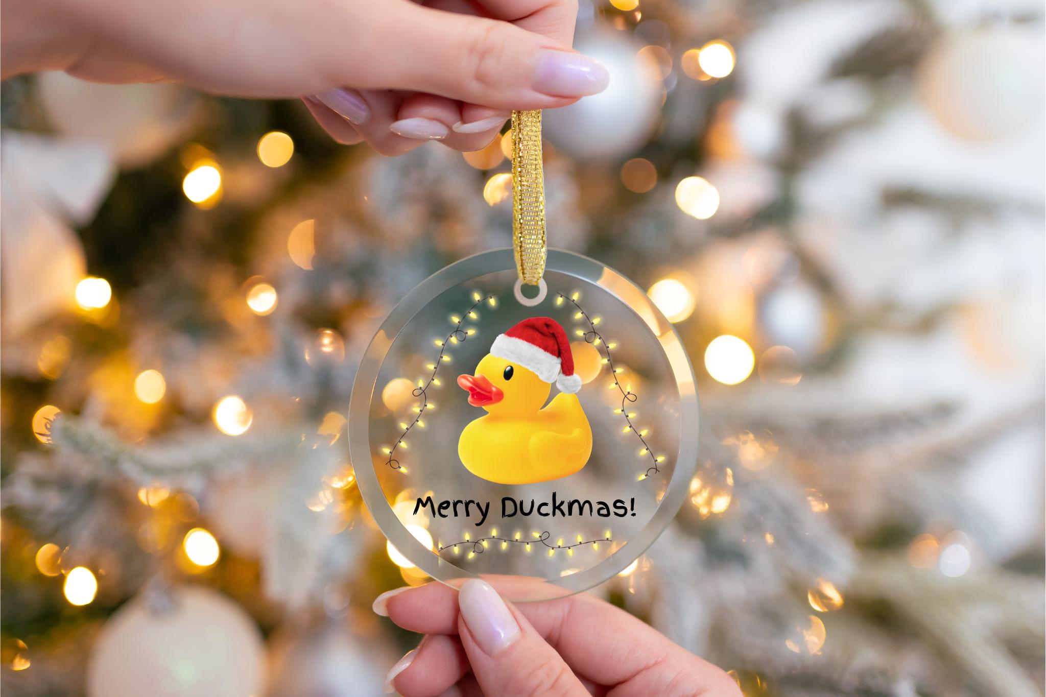 Merry Duckmas Ornament Cute Duck Christmas Ornament Duck Lover Gift ...