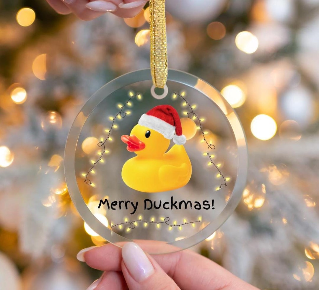Merry Duckmas Ornament Cute Duck Christmas Ornament Duck Lover Gift ...