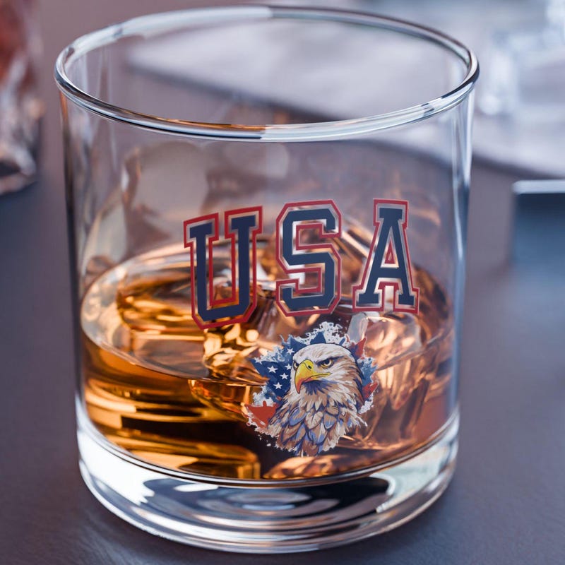 Patriotic Glassware - Etsy
