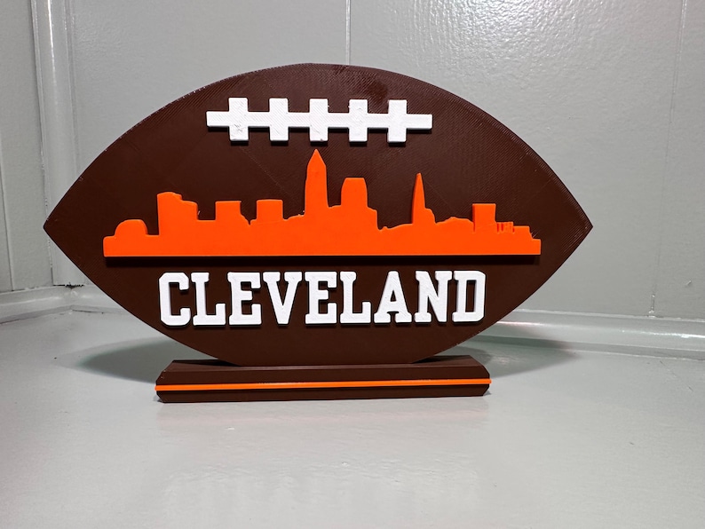 Cleveland Football Sign - Etsy