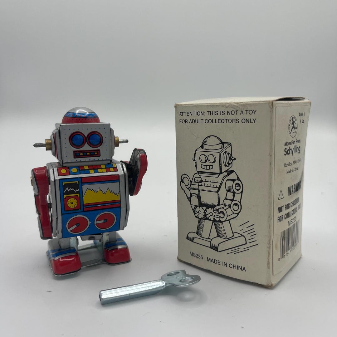Schylling Robot Wind-up Toy - Etsy