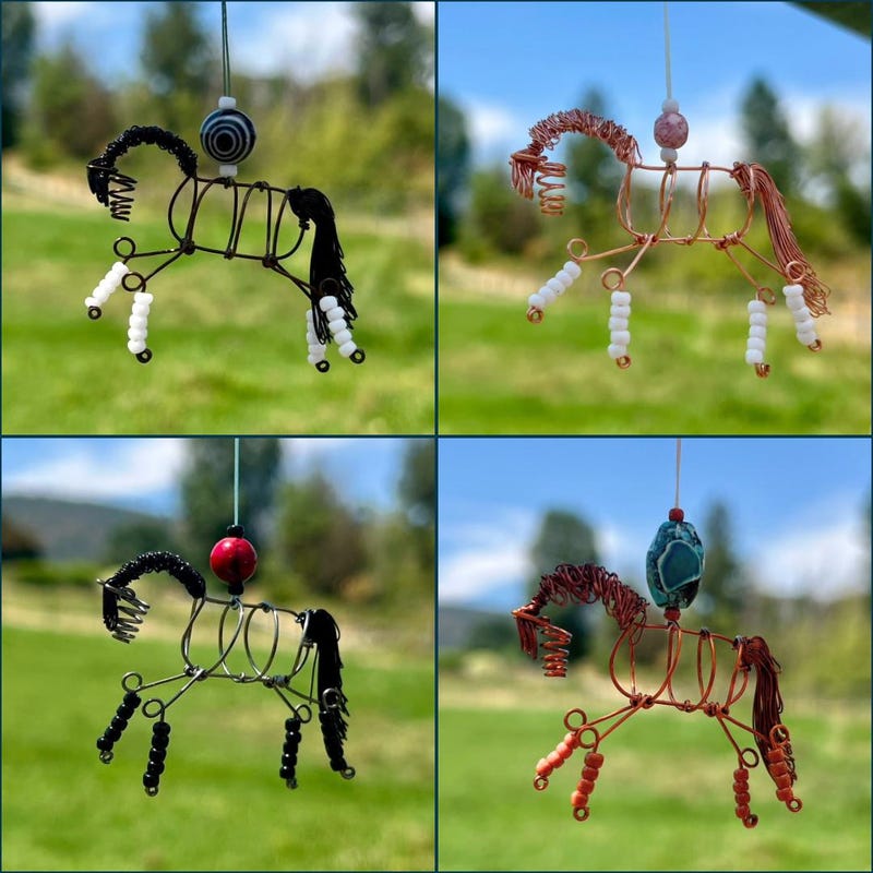 Wire Wrapped Horse - Etsy
