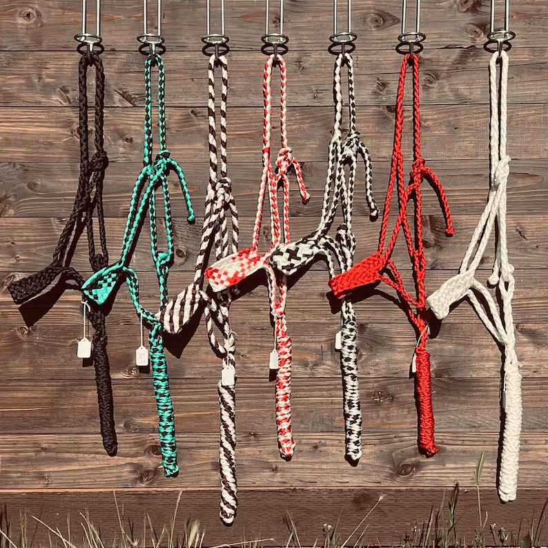Mule Tape Halters average Horse - Etsy