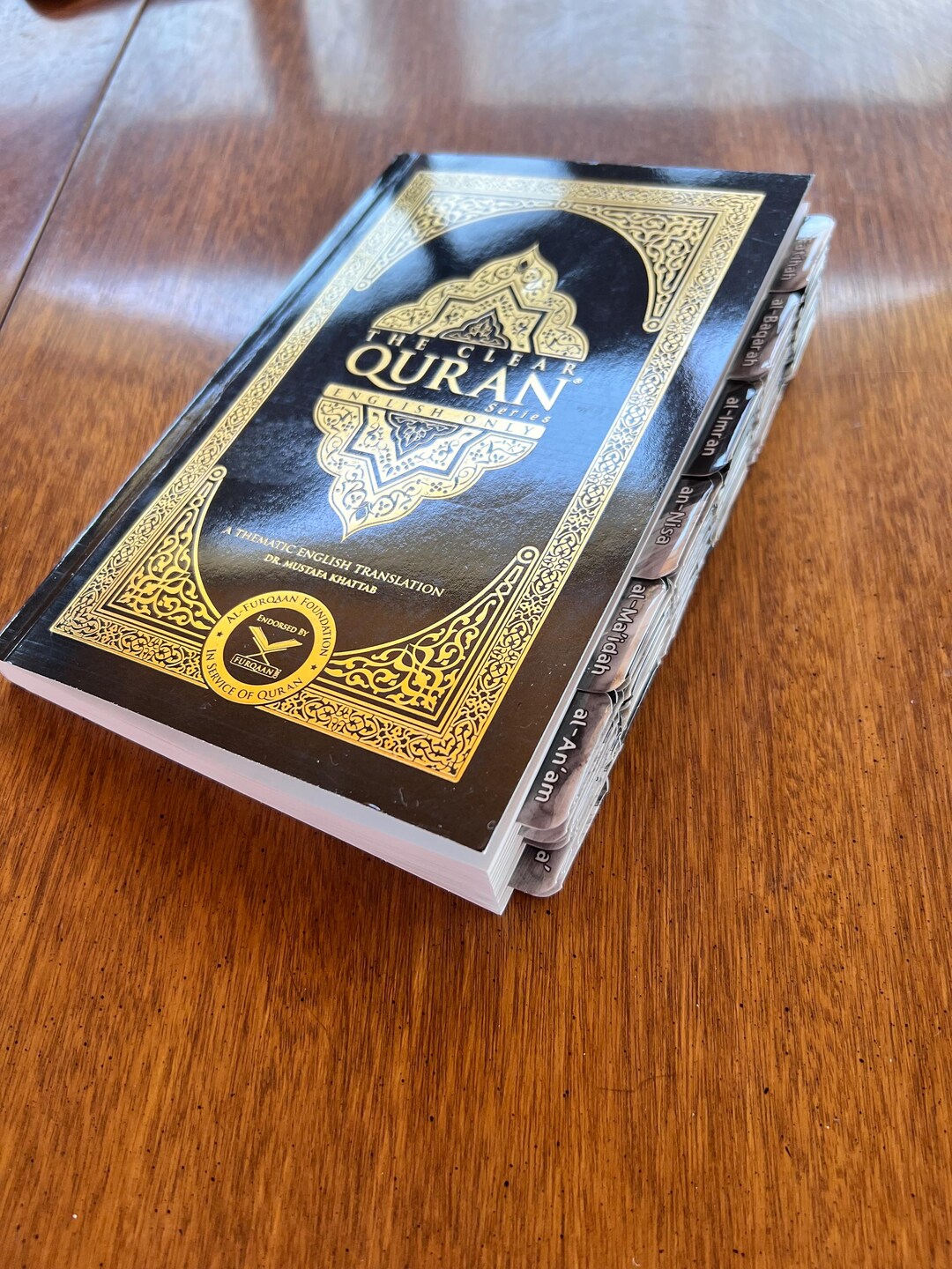English Quran With Pre-installed Quran Surah Tabs English - Etsy