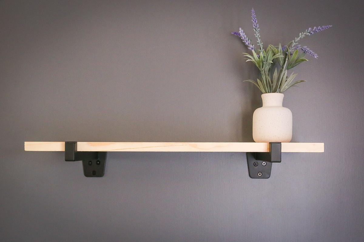 Magnetic Floating Shelf Sleek Wall-mounted Organizer for Books, Plants ...