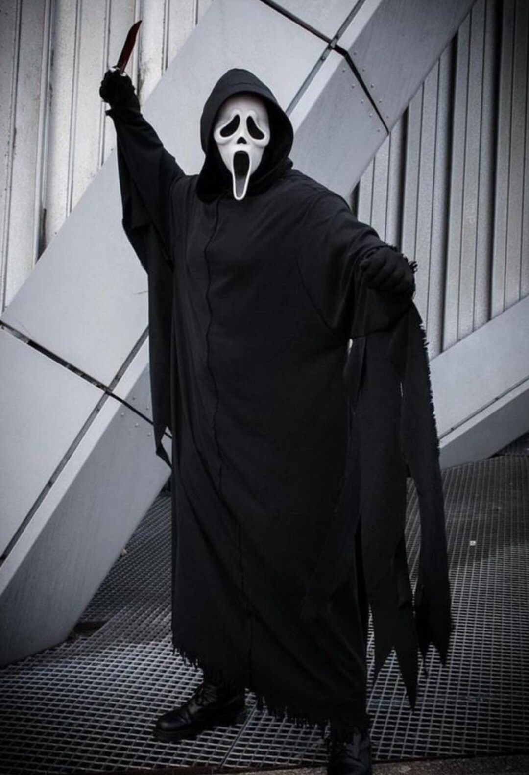 Ghostface Cosplay Costume Iconic Scream Villain Outfit Horror Cosplay ...