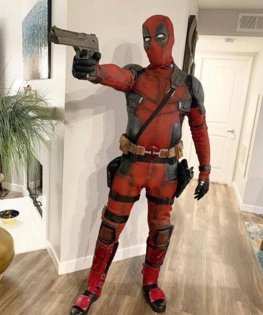 Deadpool Cosplay Costume , Deadpool Costume , Handmade Deadpool Cosplay ...