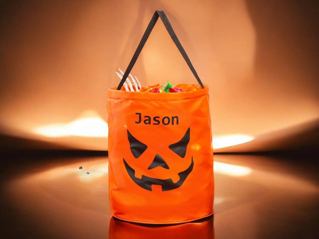 Custom Light-up Tote Bag, Personalized Glow in the Dark Bag, Orange LED ...