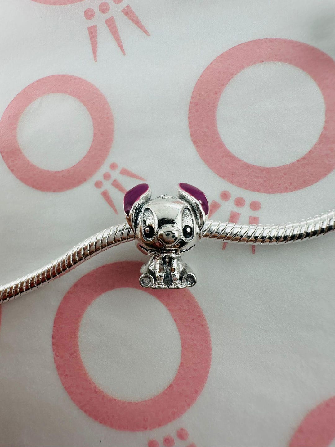 Charm Pandora Stitch Silver Famous Cartoon Characters Handmade Jewelry ...