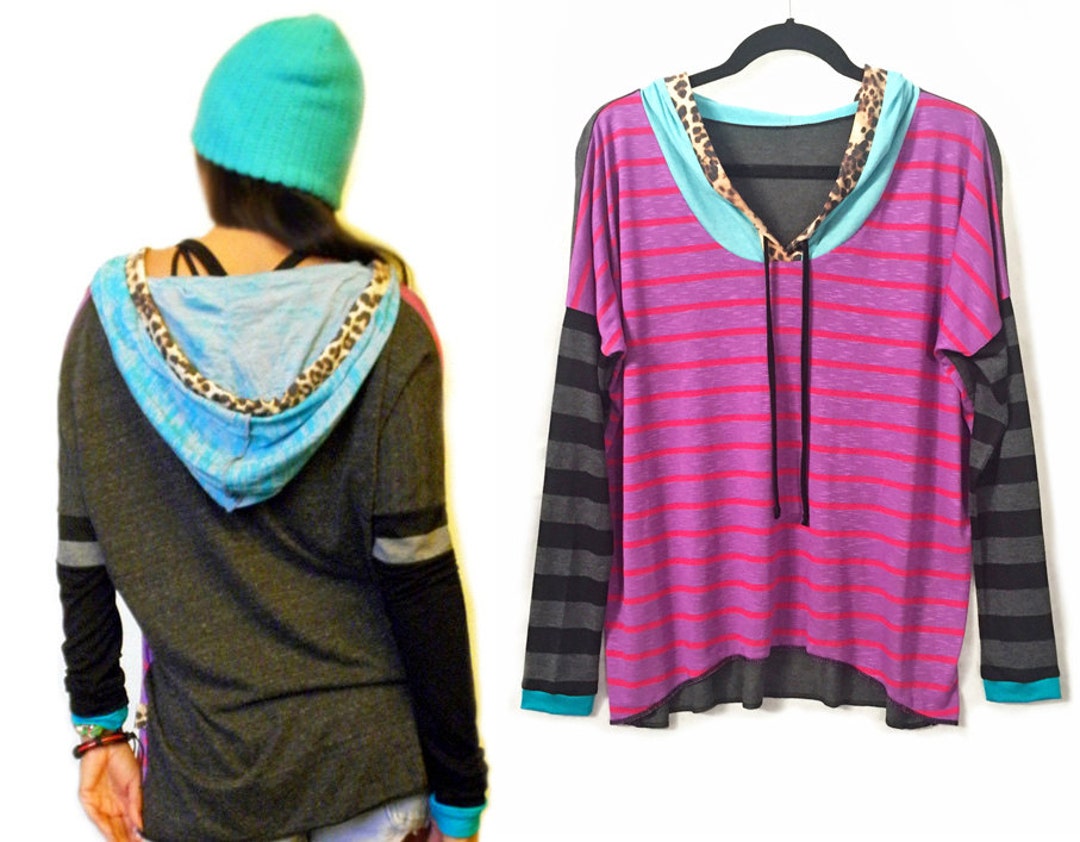 Punk Patch Hoody Sport Tunic - Etsy