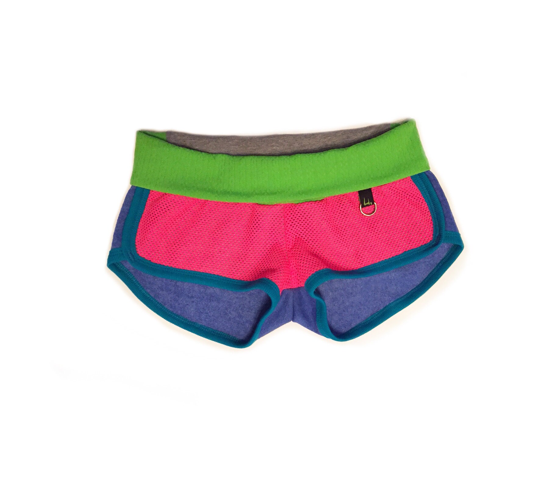 Neon Pink Mesh Retro Dolphin Shorts | Etsy