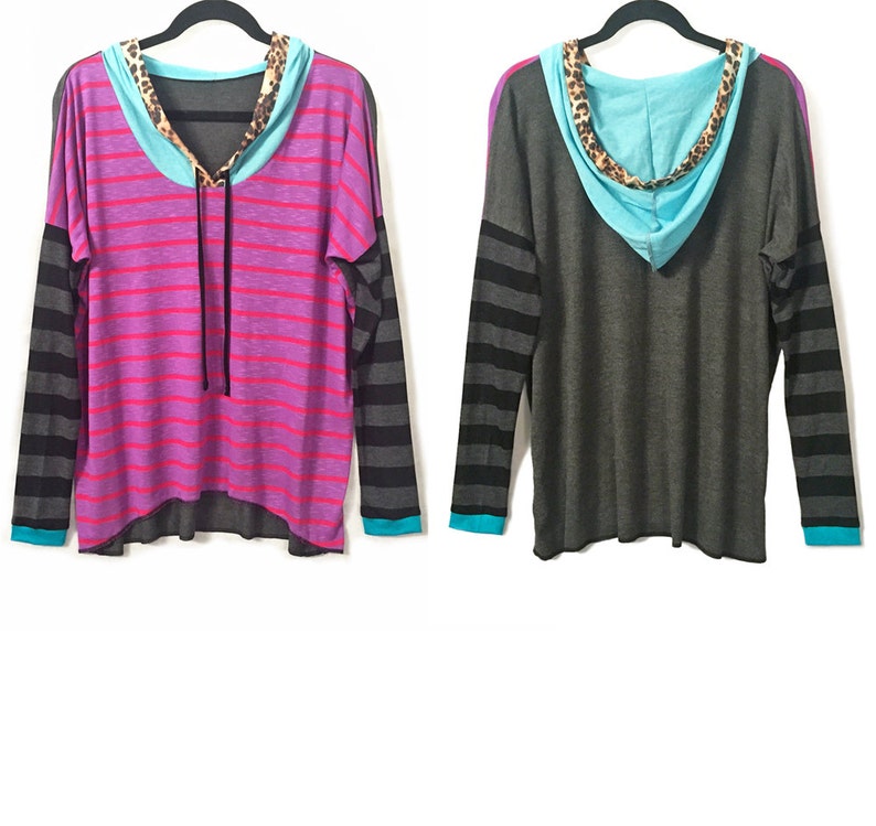 Punk Patch Hoody Sport Tunic | Etsy