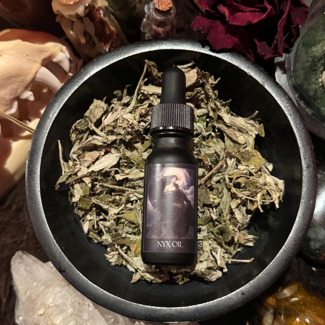 Nyx Oil Essential Oil Spell Ritual Oil Anointing Oil Nyx Offering ...