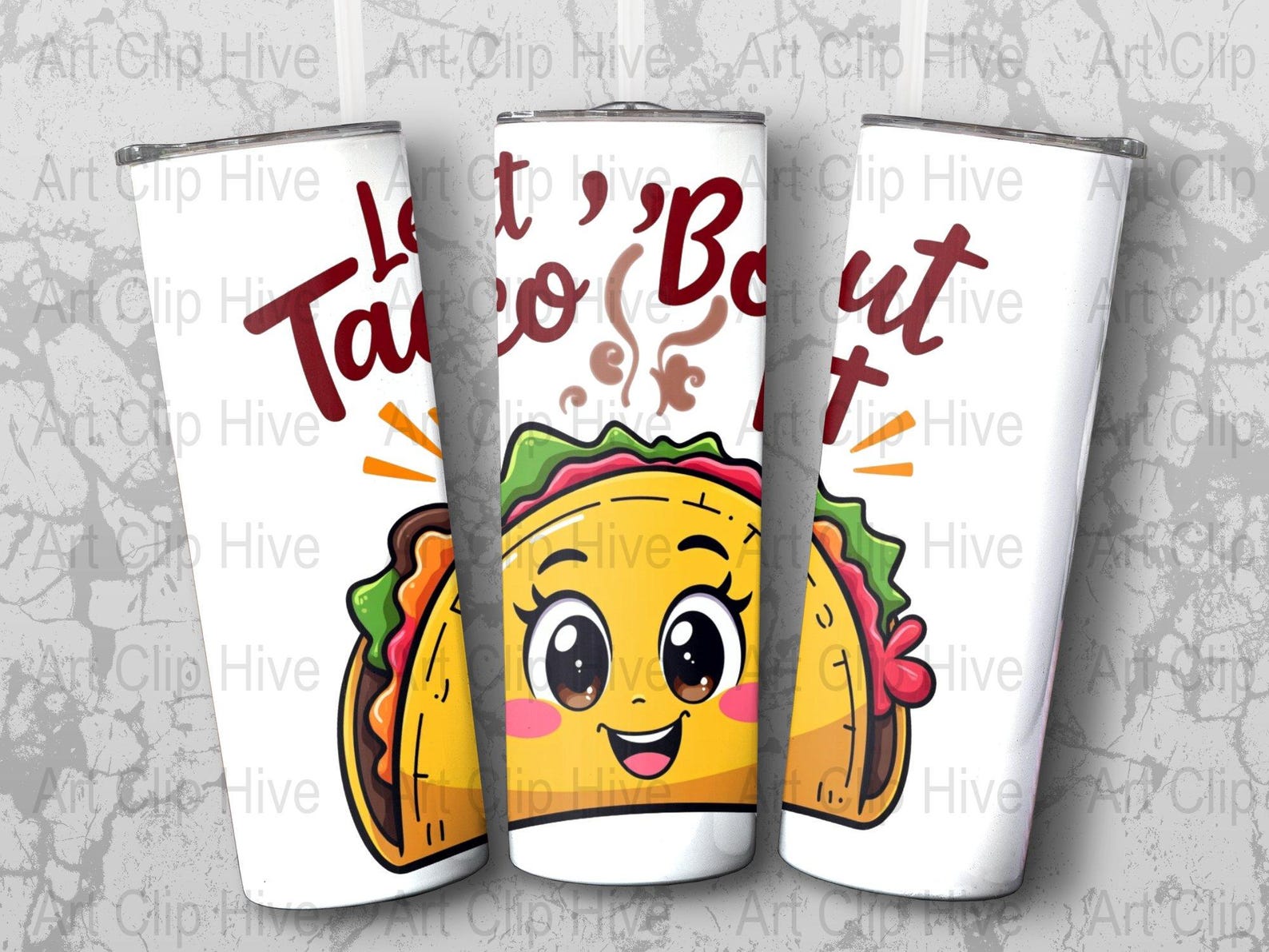 Let's Taco Bout It Png, Taco Lover Funny Taco T-shirt, Kawaii Food ...