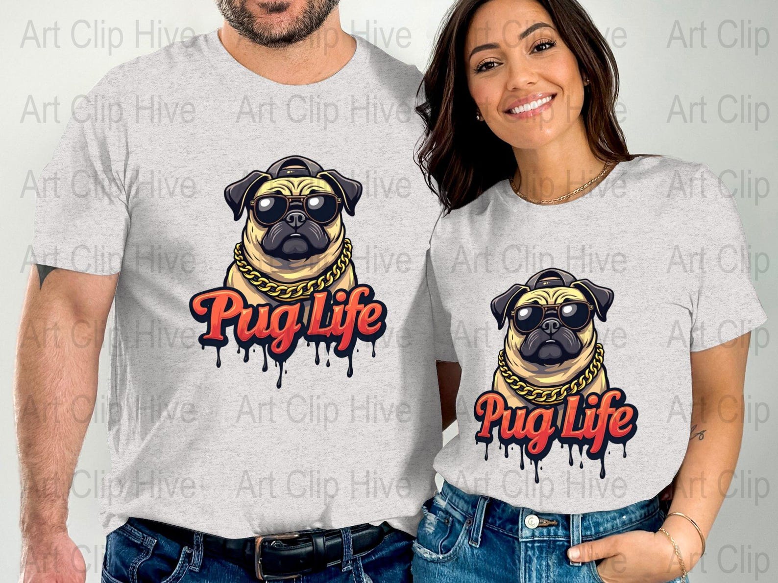 Pug Life Png, Cool Pug Life Digital Art, Hipster Dog Poster, Funny Pug ...