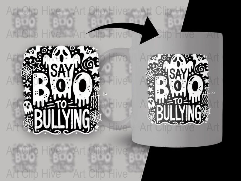 Boo to Bullying PNG, Anti Bullying Awareness, Unity Day Design ...