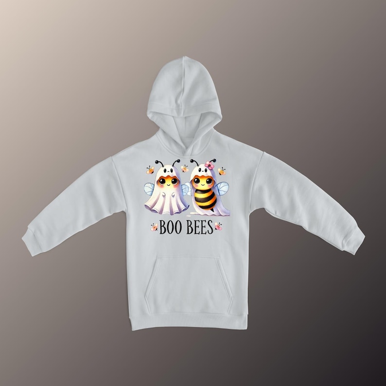 Boo Bees Halloween PNG, Watercolor Funny Ghost Bees Clipart, Cute Ghost ...