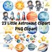 Watercolor Space Clipart Set, Cute Astronaut PNG, Solar System Planets ...