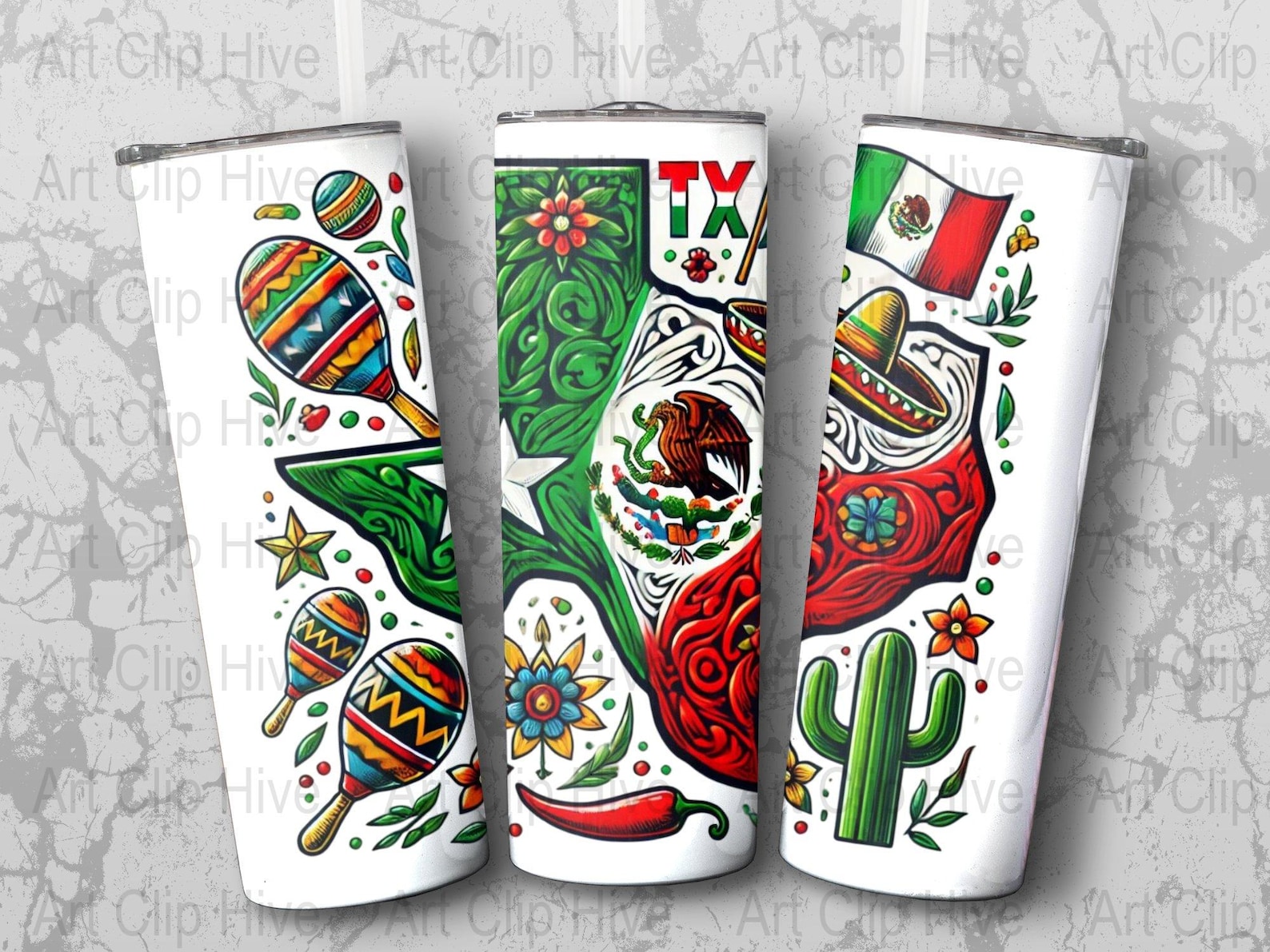 Texas State Mexican Flag Png, Cinco De Mayo Celebration Art, American ...