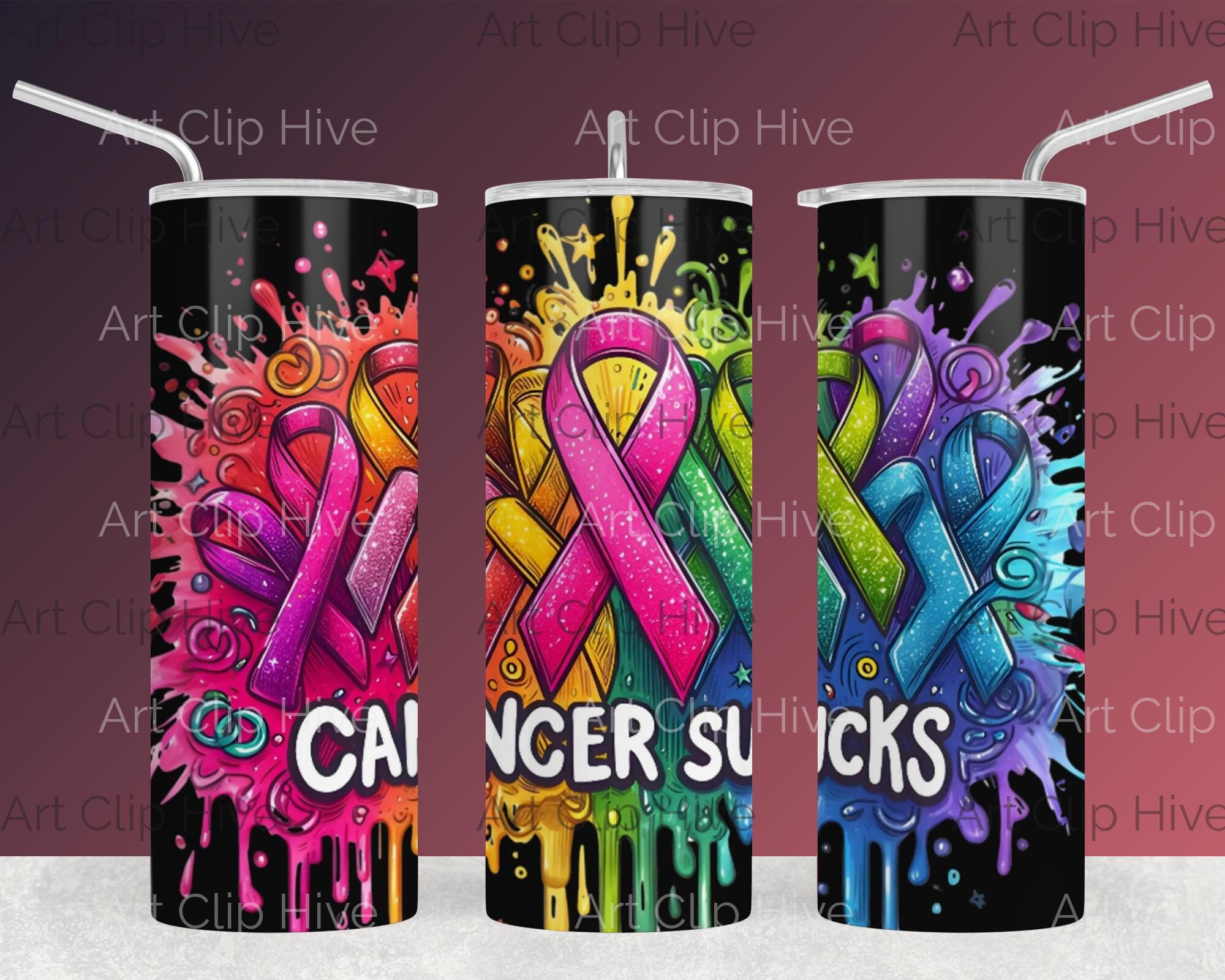 Fight Cancer in Every Color, Cancer Sucks, Positive PNG, Uplifting PNG ...