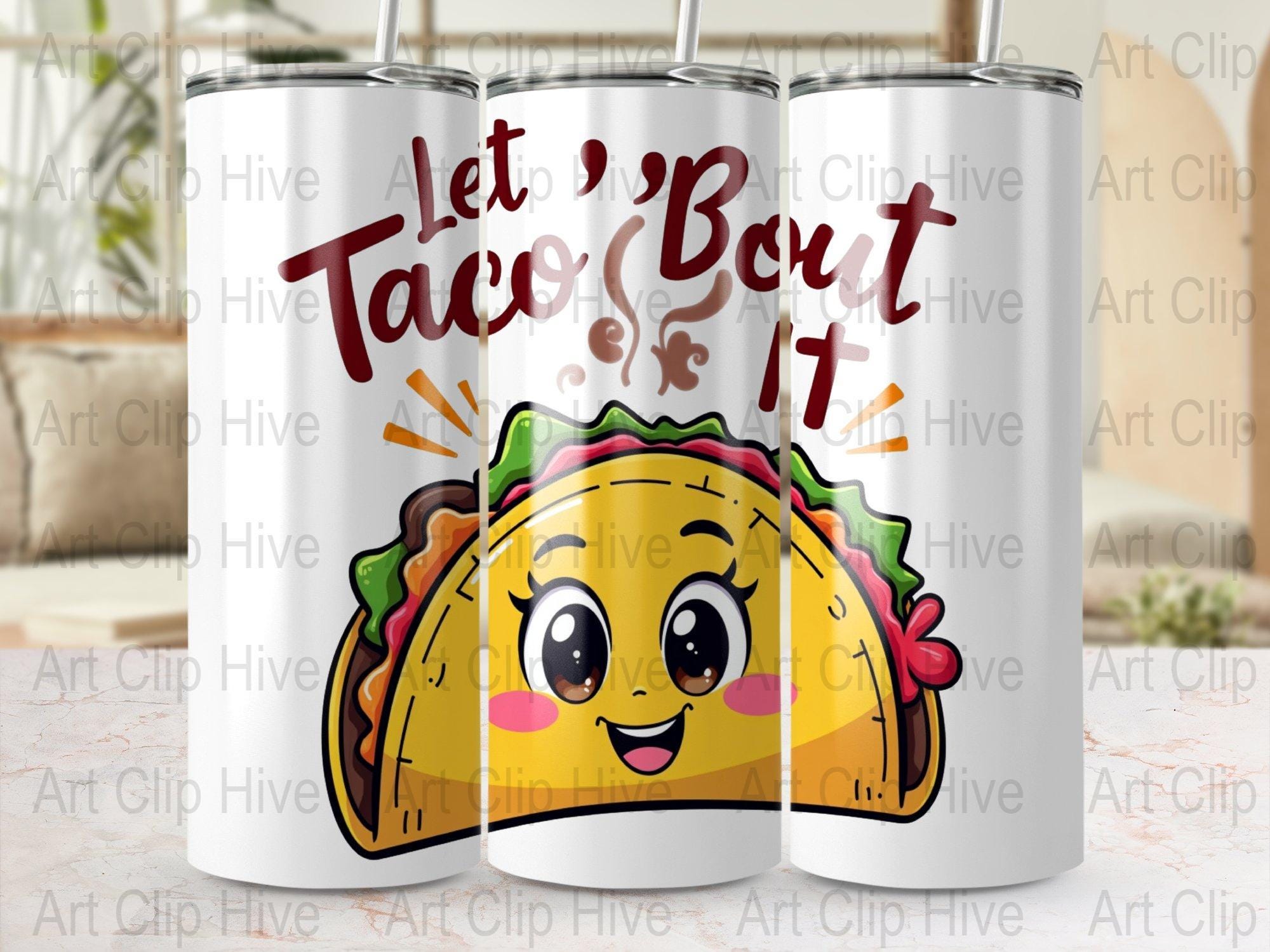Let's Taco Bout It Png, Taco Lover Funny Taco T-shirt, Kawaii Food ...